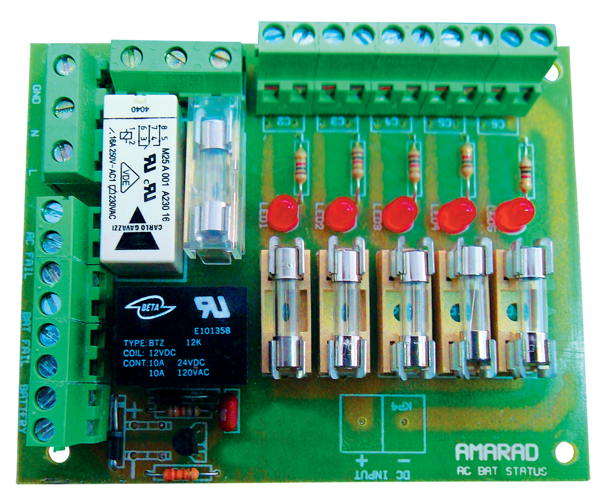 PCB-AMR-60-12-5C ΠΛΑΚΕΤΑ-ΚΑΤΑΝΕΜΗΤΗΣ ΓΙΑ C.C.T.V. ΚΑΜΕΡΕΣ 5 ΚΑΝΑΛΙΩΝ ...