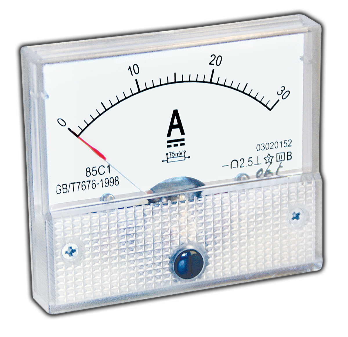 A2-V2 30A DC ΑΝΑΛΟΓΙΚΟ ΑΜΠΕΡΟΜΕΤΡΟ 0-30A DC ΤΥΠΟΥ ΒΙΔΑΣ - amarad.gr