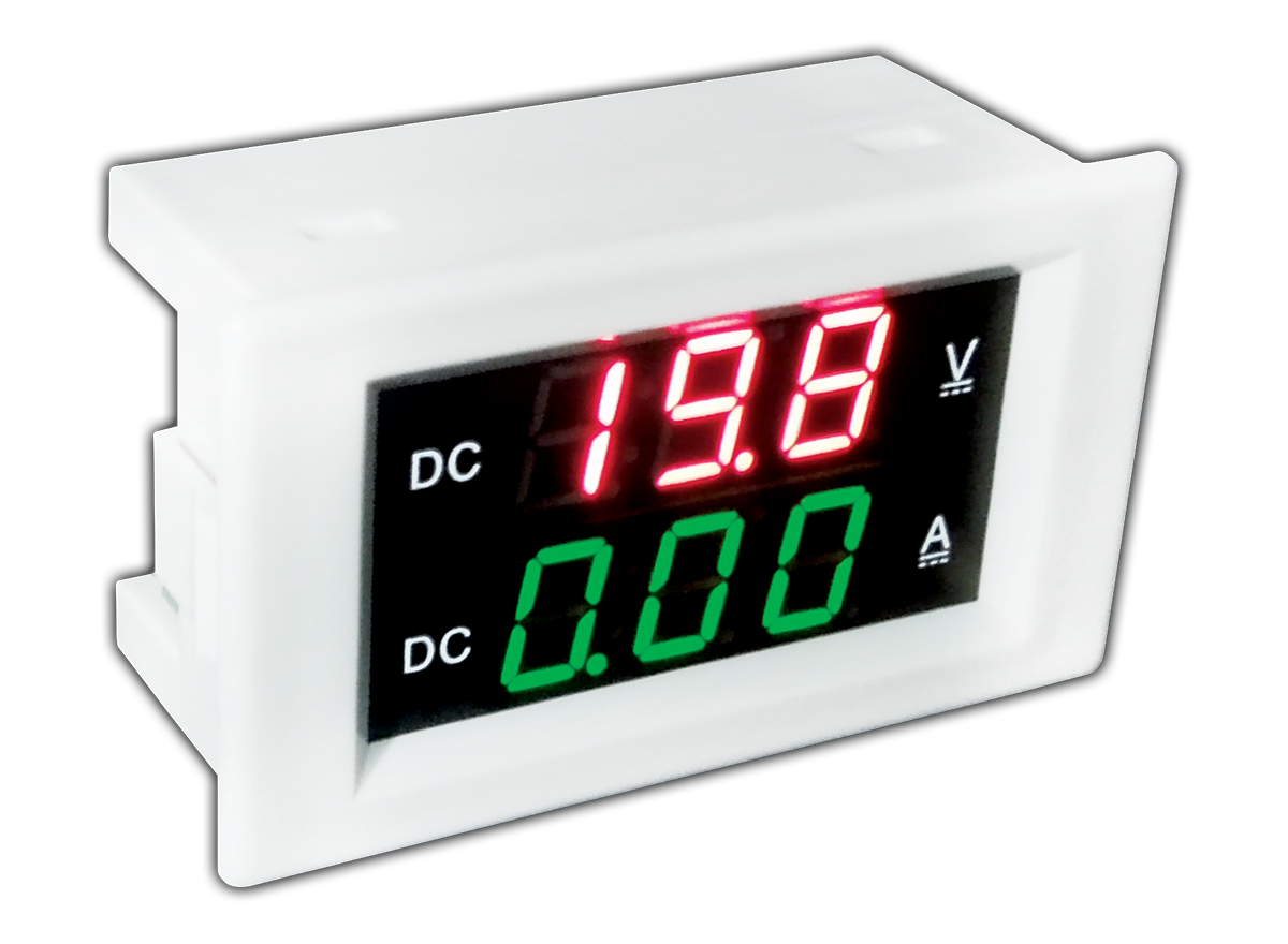 FC4-0-100V DC/0-10A DC ΨΗΦΙΑΚΟ DUAL ΒΟΛΤΟΜΕΤΡΟ 0-100V DC/ΑΜΠΕΡΟΜΕΤΡΟ 0 ...