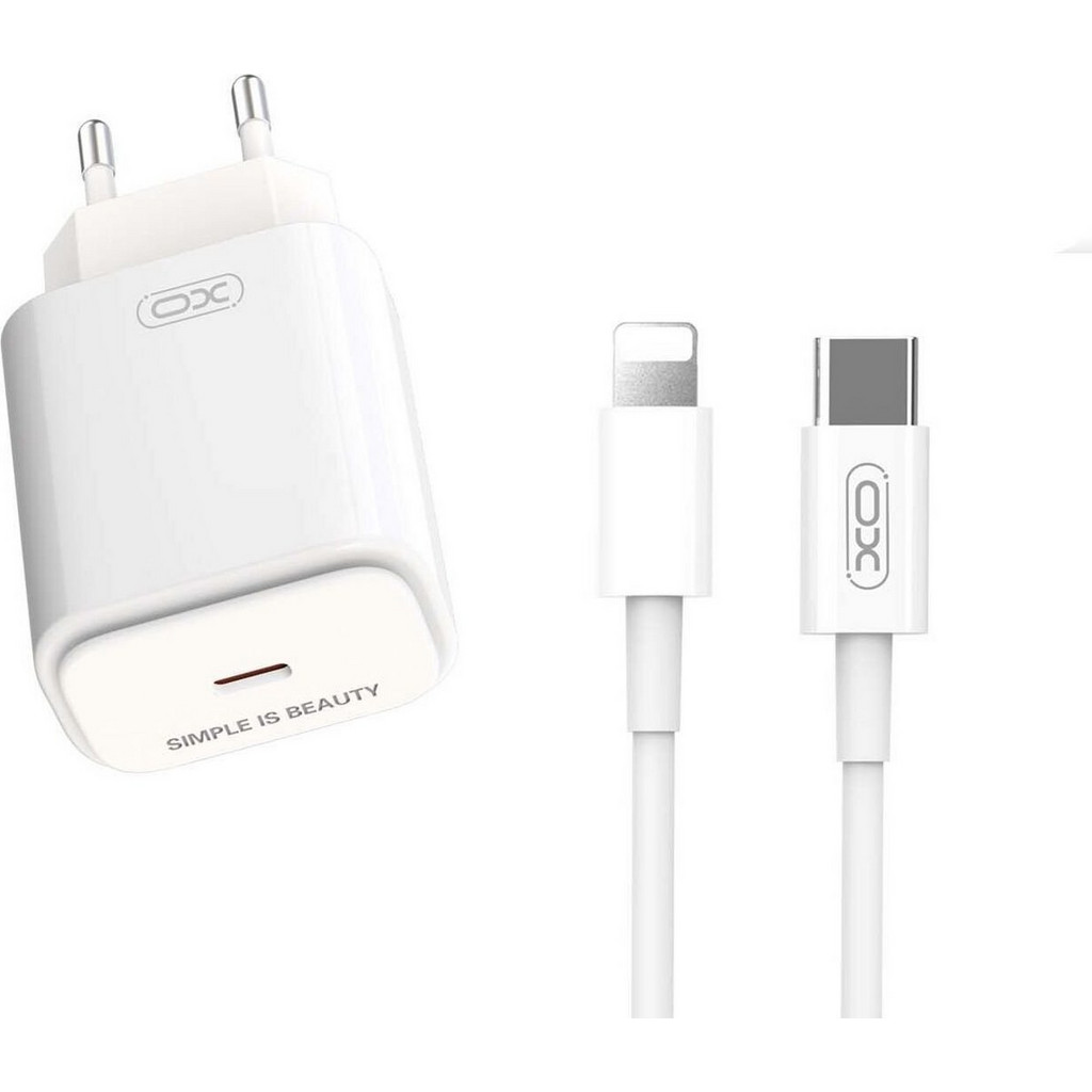 XO-L141 LIGHTNING Audio adapter Type C male with cable to 3.5mm Jack ...