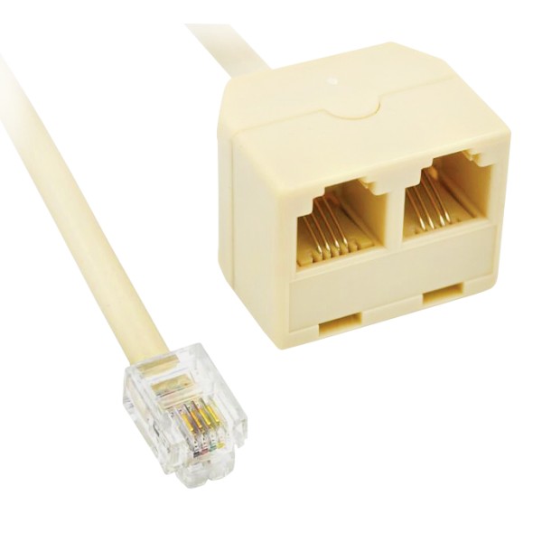 RJ11 CABLE SPLITTER 1/2C | Amarad εταιρεία Ολοκληρωμένων ηλεκτρονικών ...